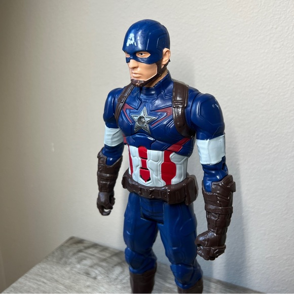 Marvel | Toys | Marvel 25 Captain America Talking 115 Articulated ...